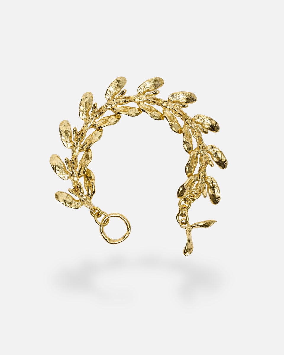 ORA-C jewelry | HOLLY SPINE // golden bracelet